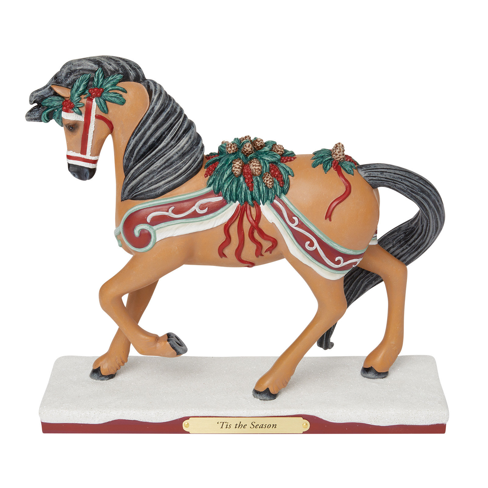 enesco Trail of Painted Ponies Tis the Season Christmas Horse Figurine ...