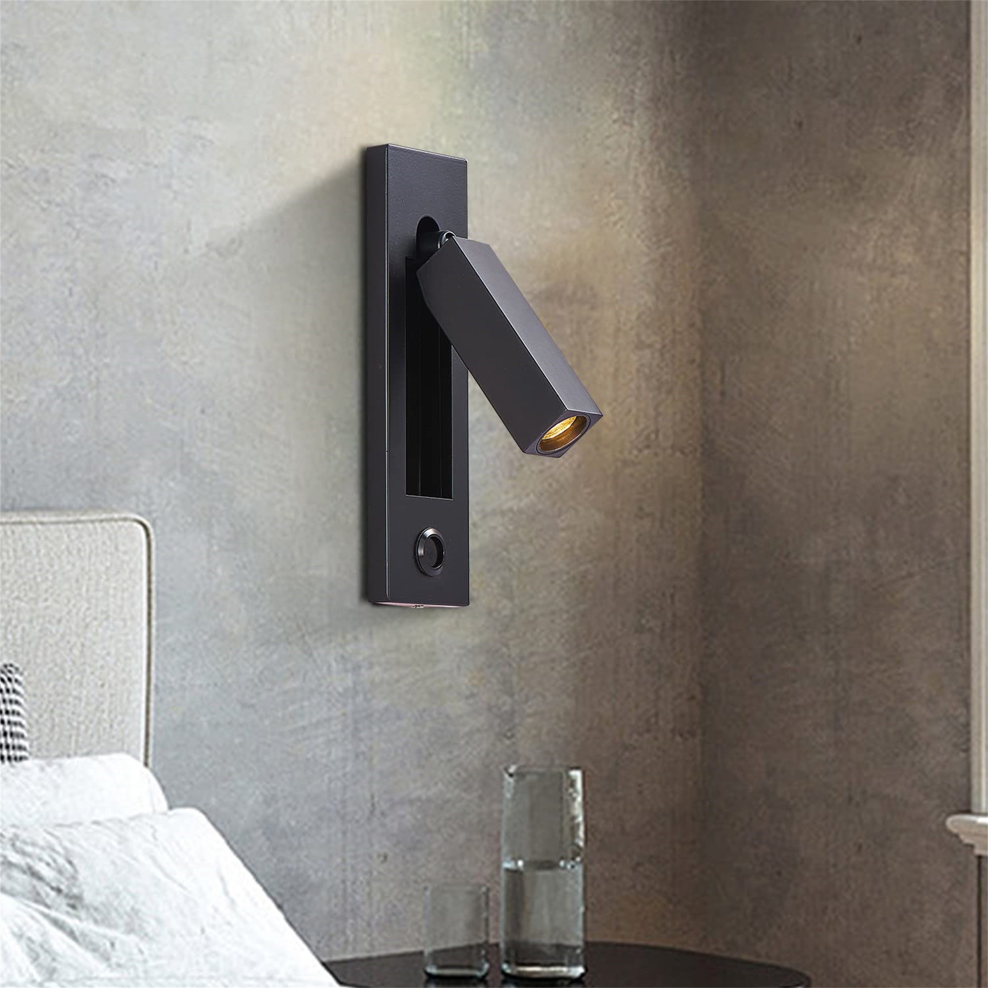 17 Stories LED Wall Mounted Bedside Reading Light | Wayfair