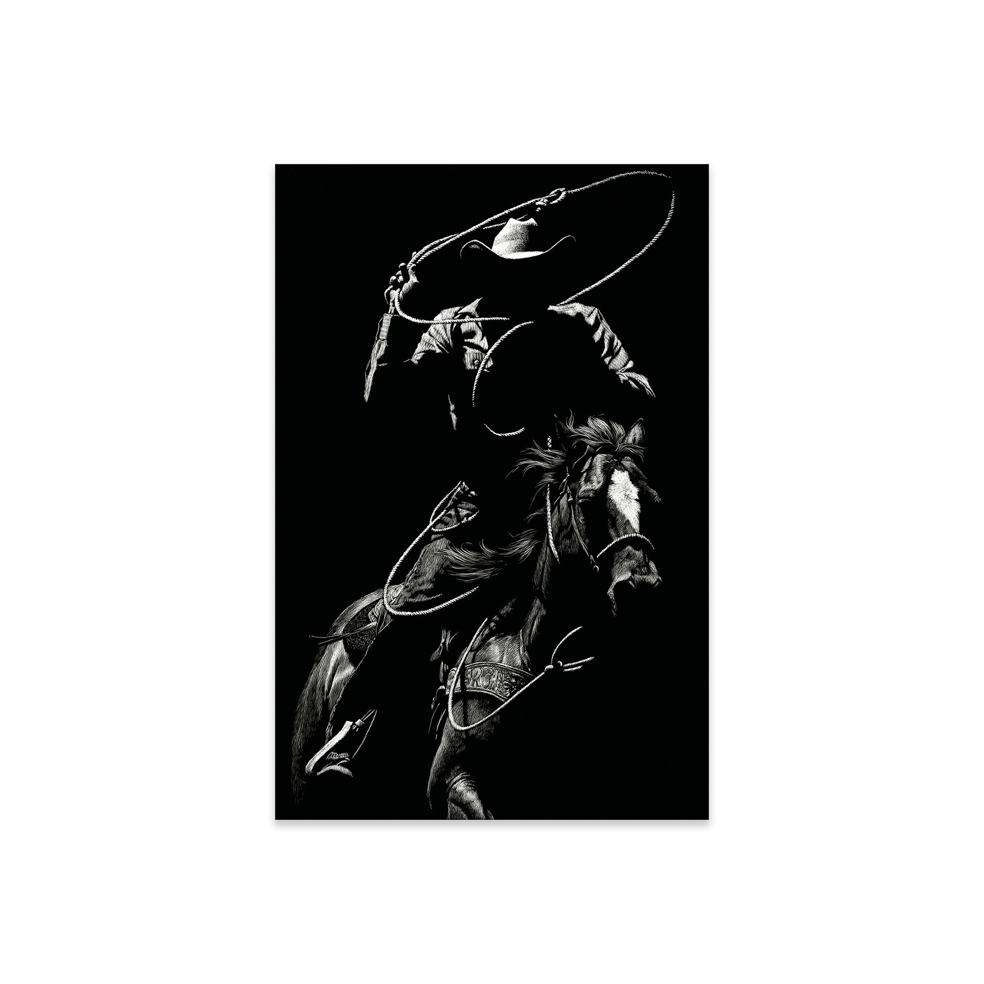 Union Rustic Scratchboard Rodeo VII Print On Acrylic Glass - Wayfair Canada