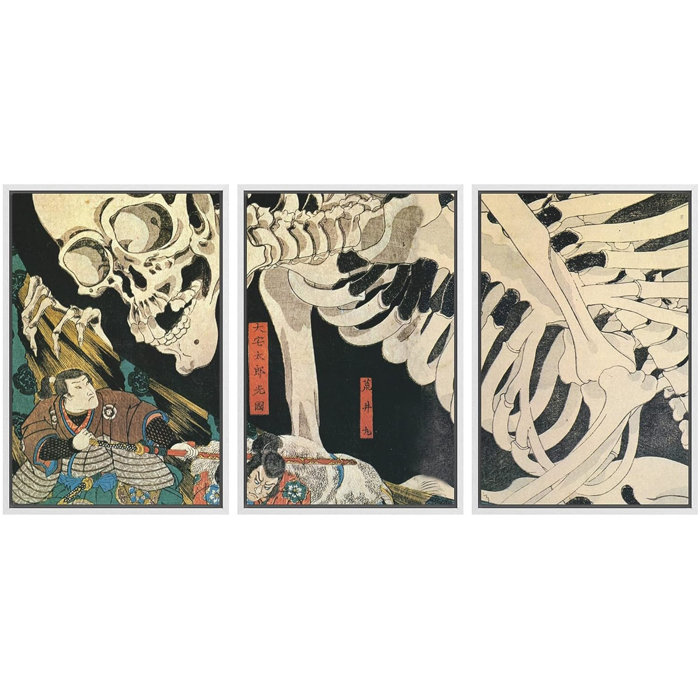 IDEA4WALL Japanese Takiyasha The Witch And The Skeleton Spectre On ...