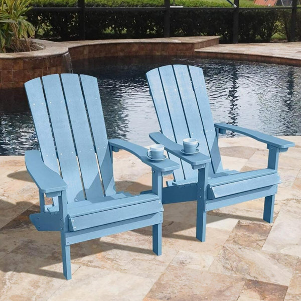 Dovecove Blue Pool Garden Outdoor Lounger Patio Lounge Chairs ...