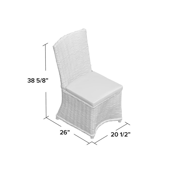 Highland Dunes Willow Solid Back Side Chair & Reviews | Wayfair