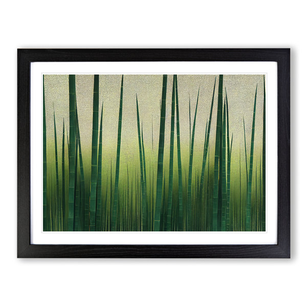 Bay Isle Home Stupendous Bamboo Forest - Single Picture Frame Painting ...