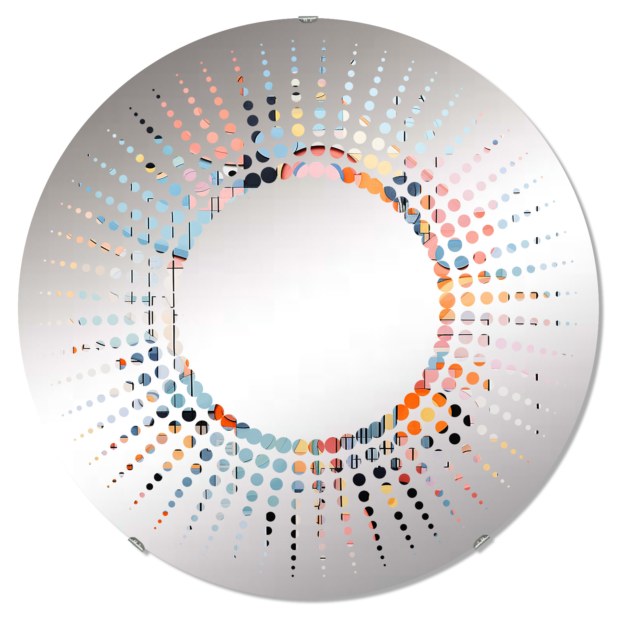 East Urban Home Geometric Popart Bluiding In Harlem - Starburst ...