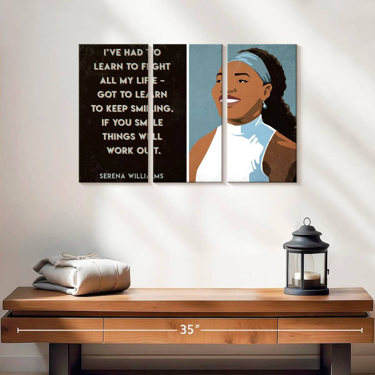 Lark Manor™ Leisha Serena Williams Quote | Wayfair