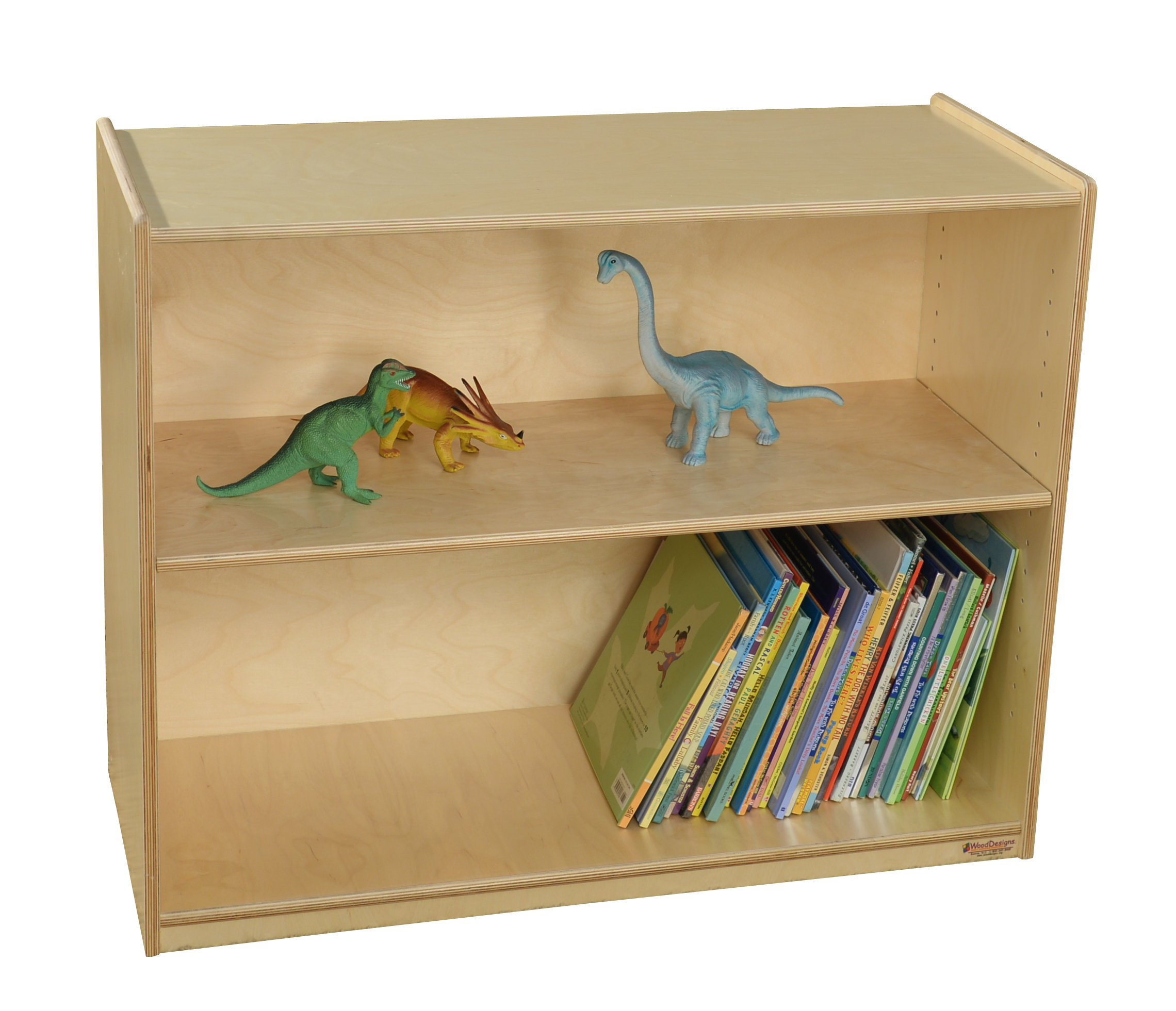 Wood Designs 2 Compartment Shelving Unit - Wayfair Canada