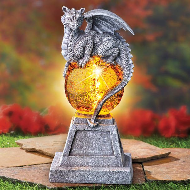 Design Toscano The Grande Dragon Sentinel Statue & Reviews | Wayfair
