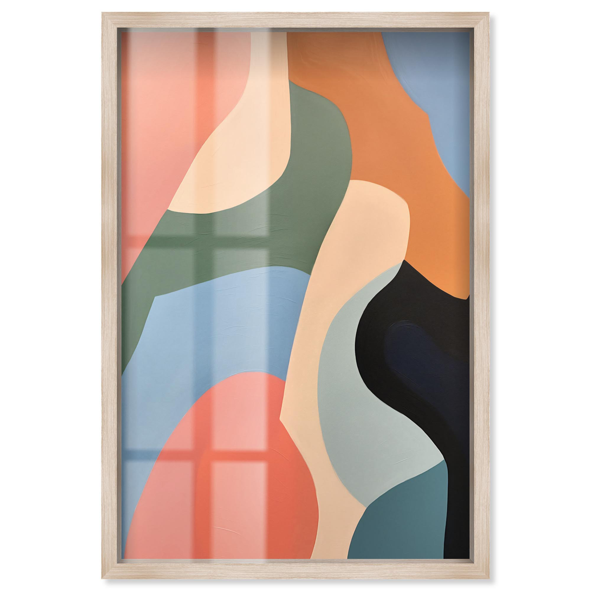 House of Hampton® Chromatic Confluence III Shadowbox Print Modern ...