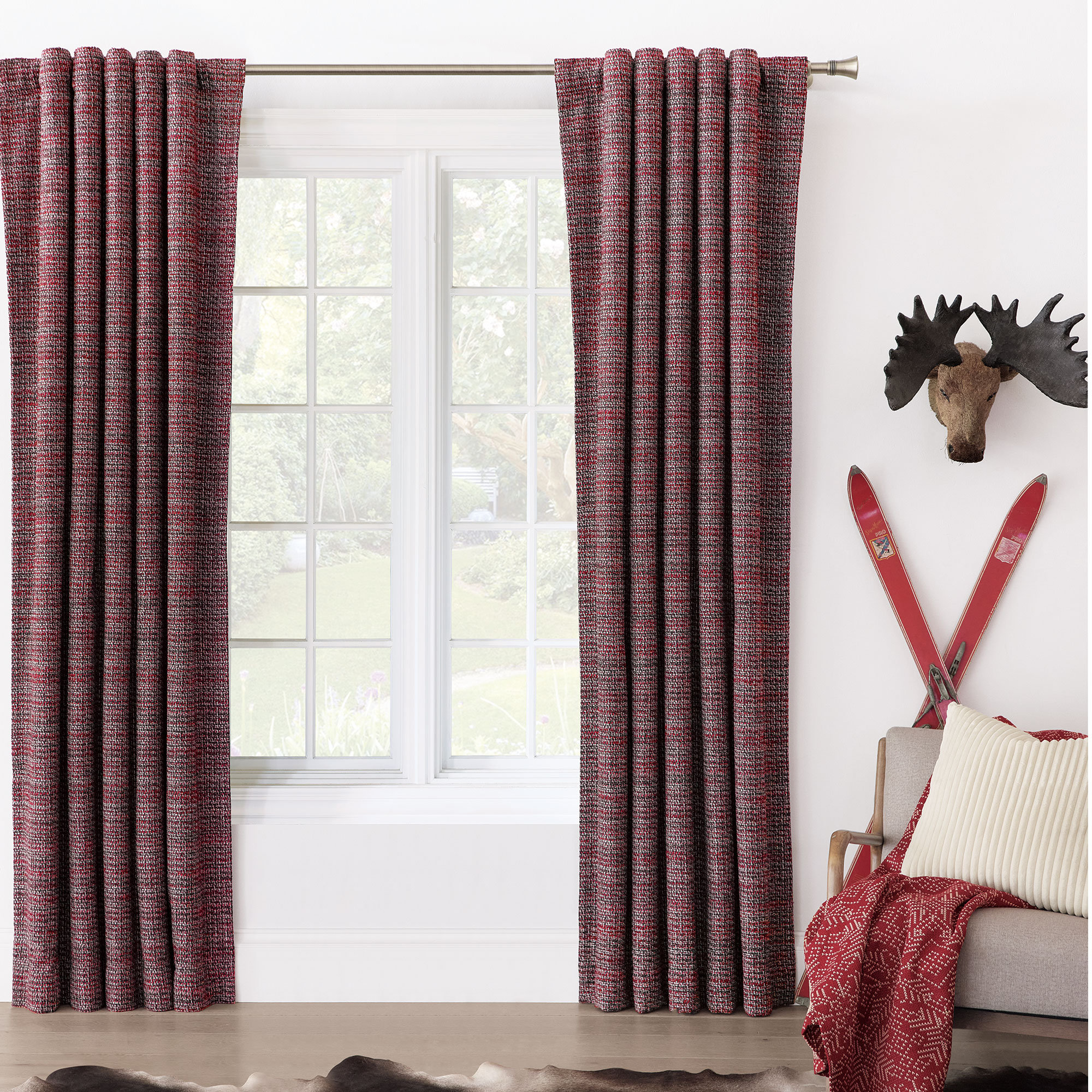 Eastern Accents Bishop Tweed Curtain Panel | Perigold