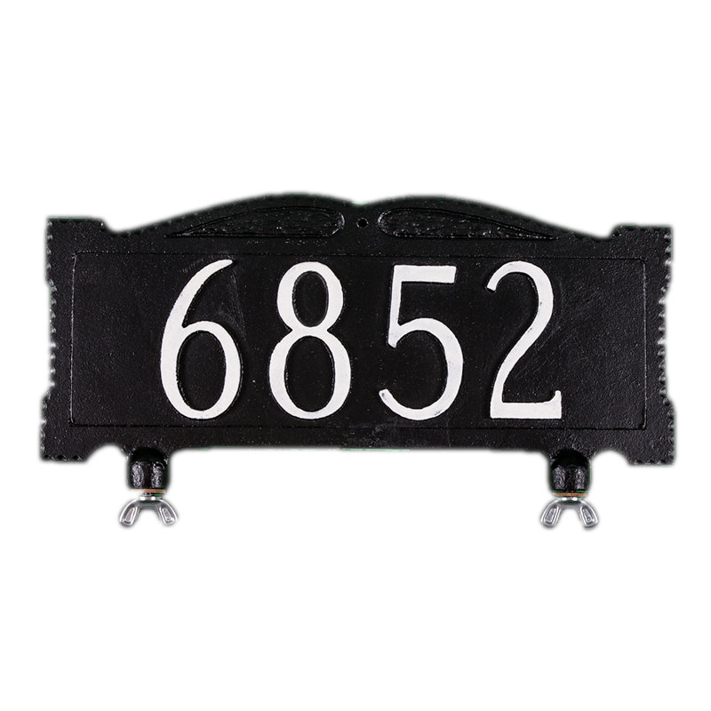Montague Metal Products Inc. 1-Line Mailbox Sign & Reviews | Wayfair