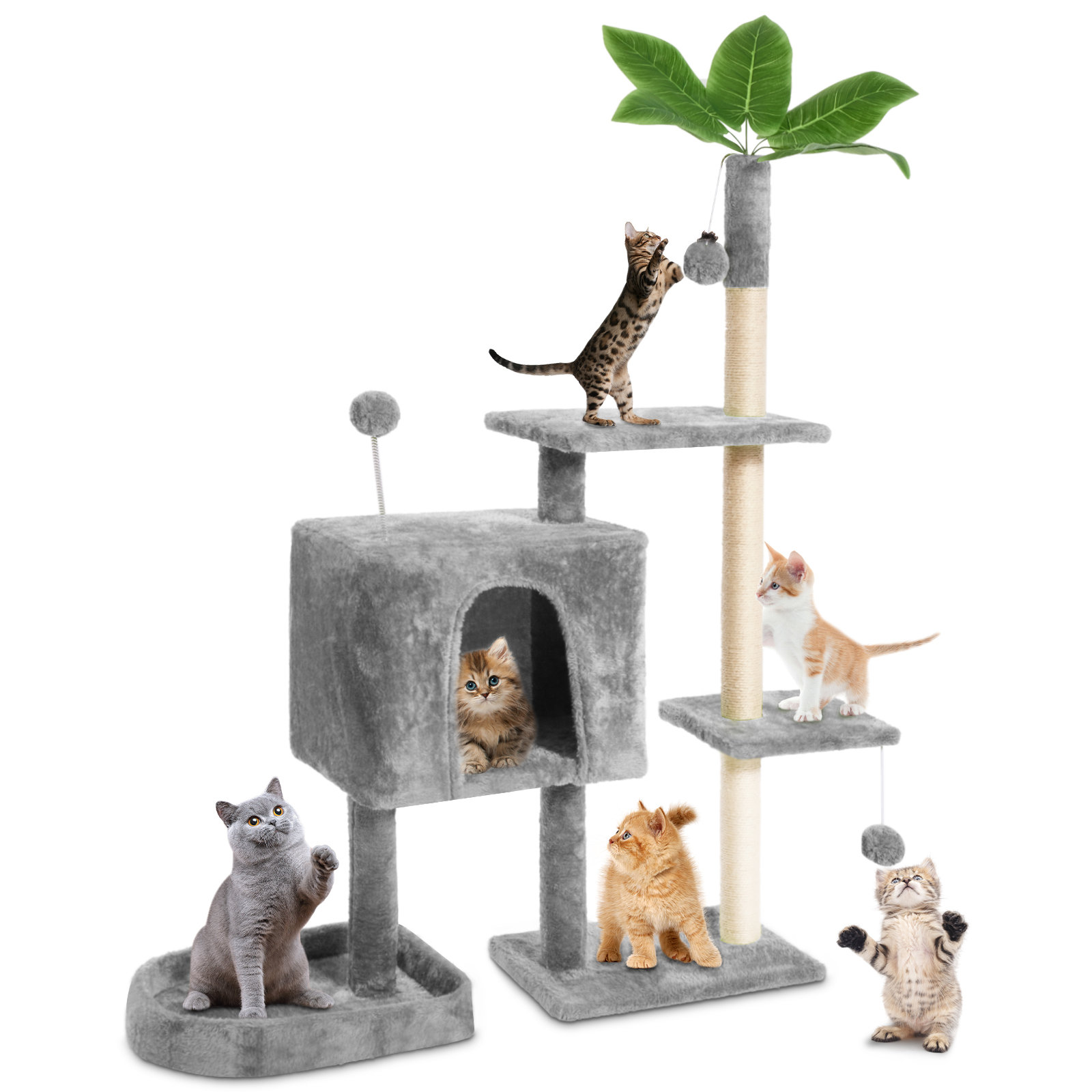 Tucker Murphy Pet™ 52" Cheala Cat Tree | Wayfair