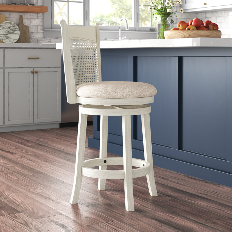 Kelly Clarkson Home Lilly Back Swivel Stool & Reviews | Wayfair