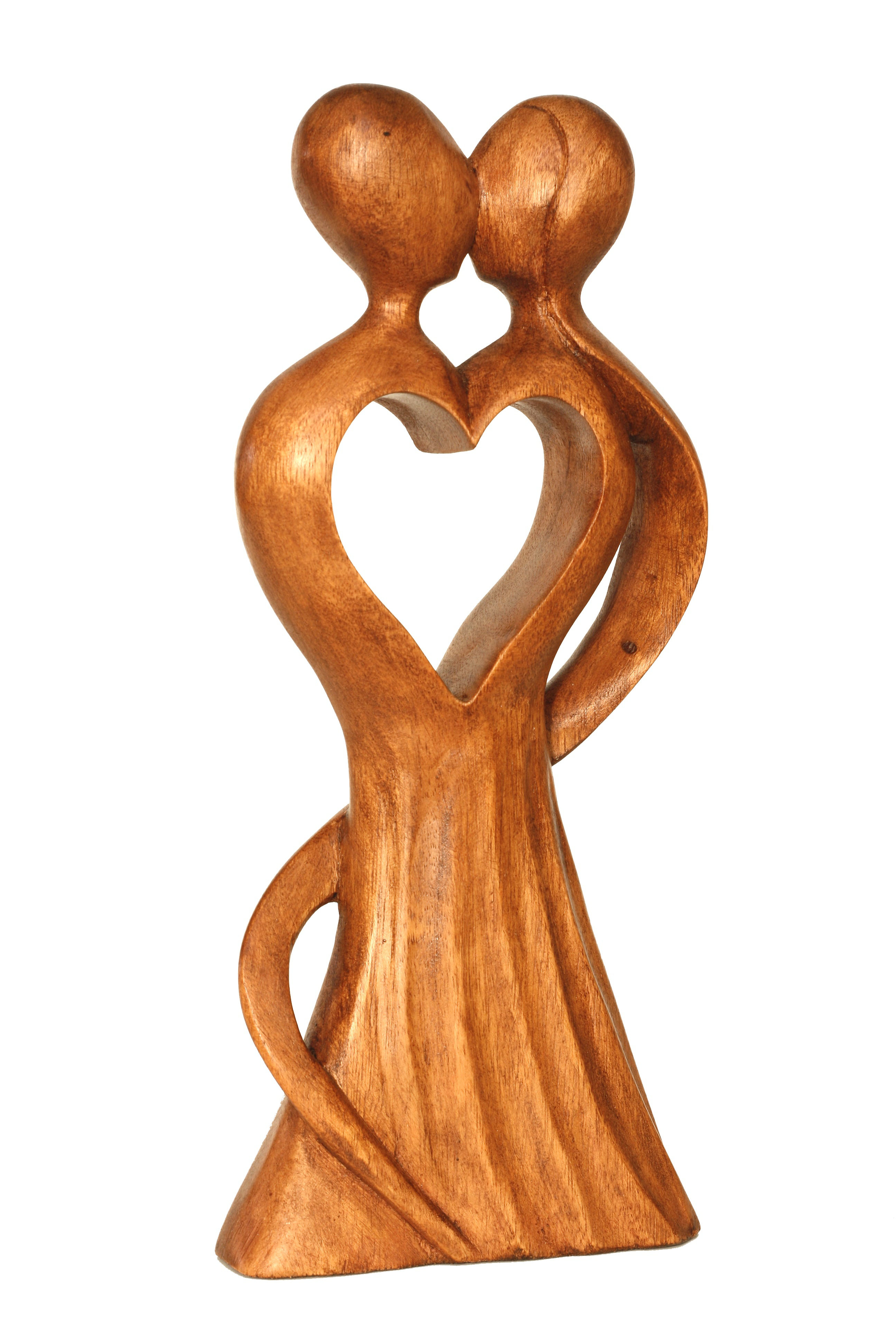 Ivy Bronx Haldor 12 Wooden Handmade Abstract Sculpture Statue ...