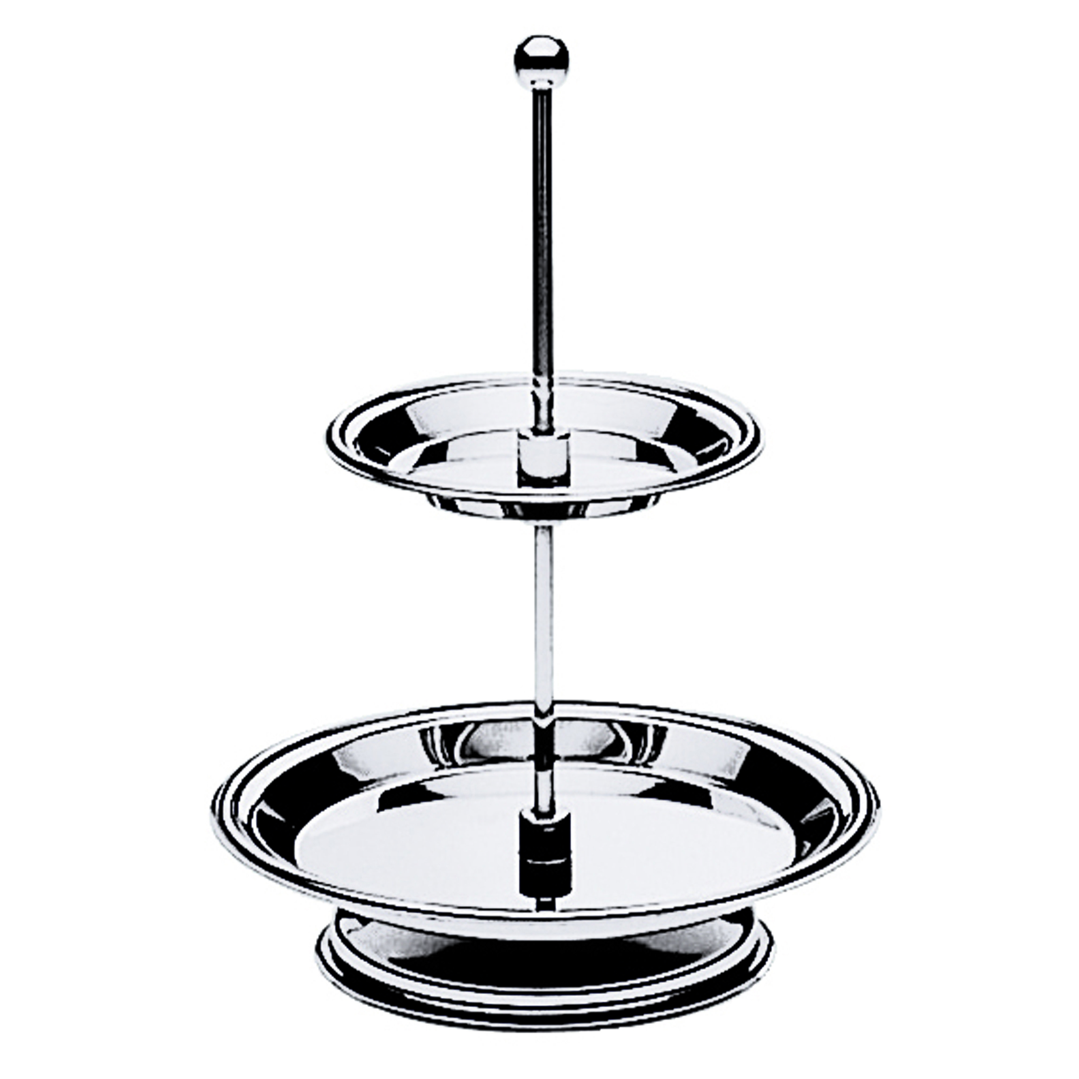 MEPRA Michelangelo Petit-Fours Stand with Base, 2 Layers, H: 10-5/8 ...