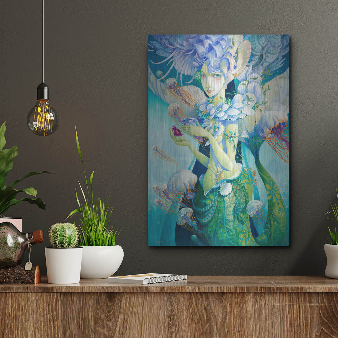 Latitude Run® 'Aquatic Coffee Break' by David Galchutt Metal Wall Art ...