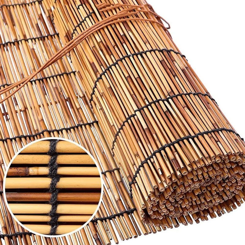 BBCPC Natural Reed Privacy Screen, Bamboo Fencing Roll (3.3ft x 16.4ft ...
