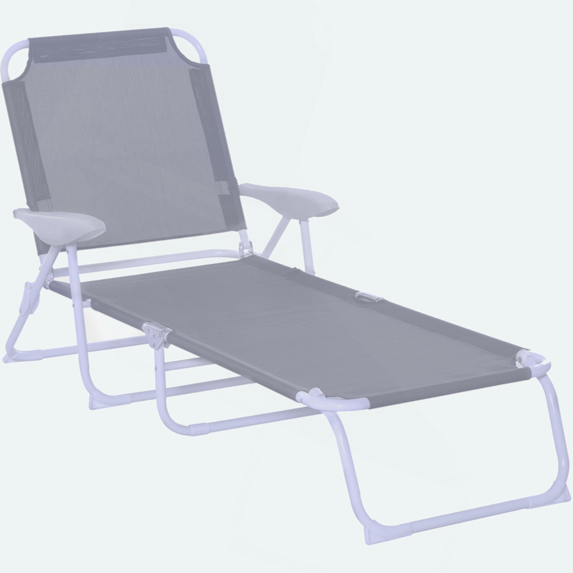 Arlmont & Co. Folding Chaise Lounge, Outdoor Sun Tanning Chair, 4 ...