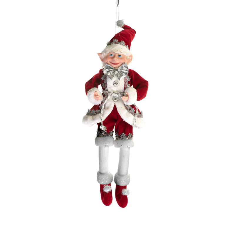 The Holiday Aisle® Red Hanging Fancy Elf - Wayfair Canada