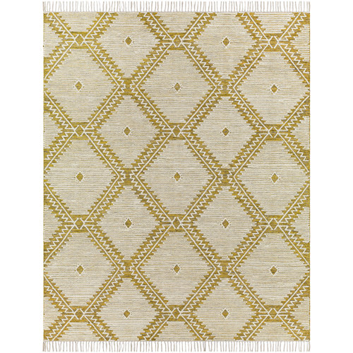 Madrid Handmade Cotton/Wool Mustard/Black/Cream Area Rug & Reviews ...