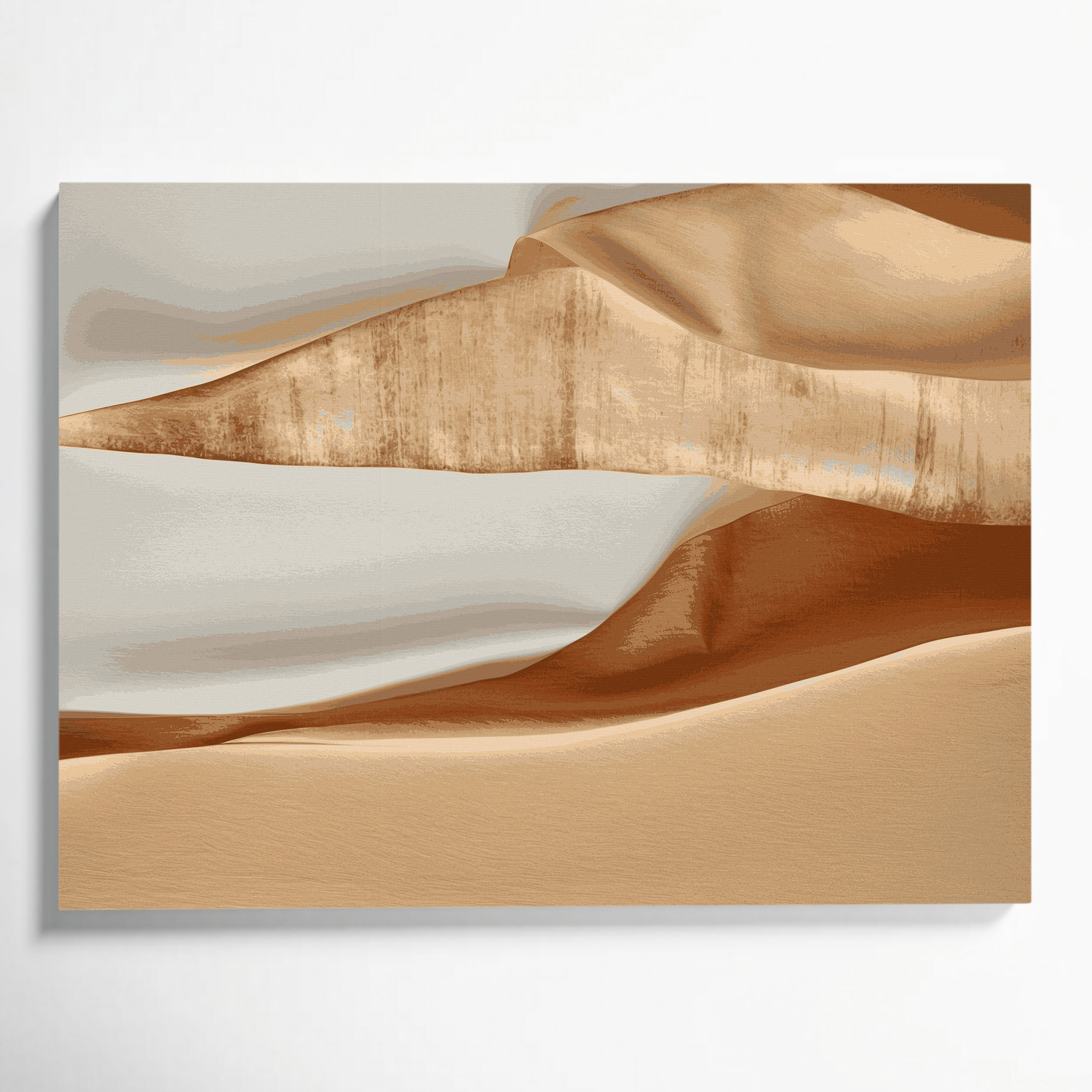 Longshore Tides Minimalism 16 Brown Canvas Wall Art | Wayfair