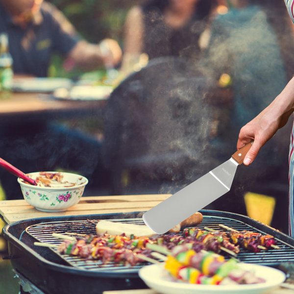 Hitechluxe Barbecue 5Pcs Grill Griddle Tools Accessories & Reviews ...