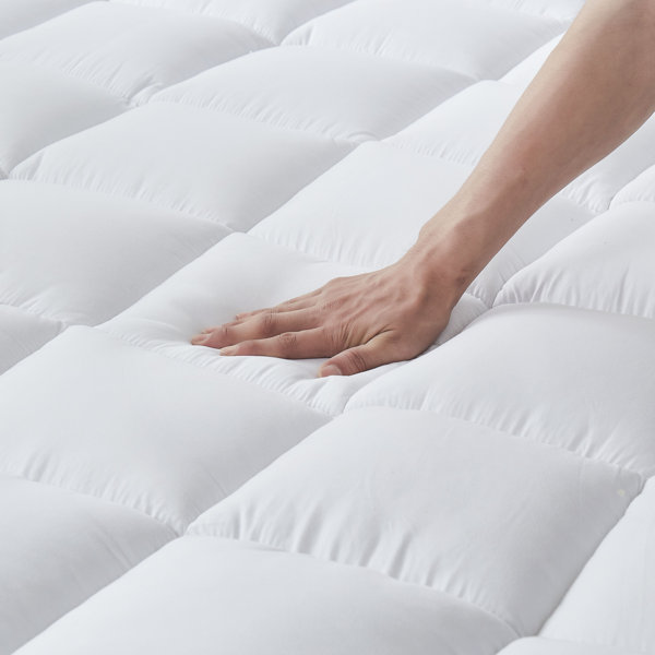 Alwyn Home Shandel Extra Thick Mattress Topper, 8-21 Inch Mattress ...
