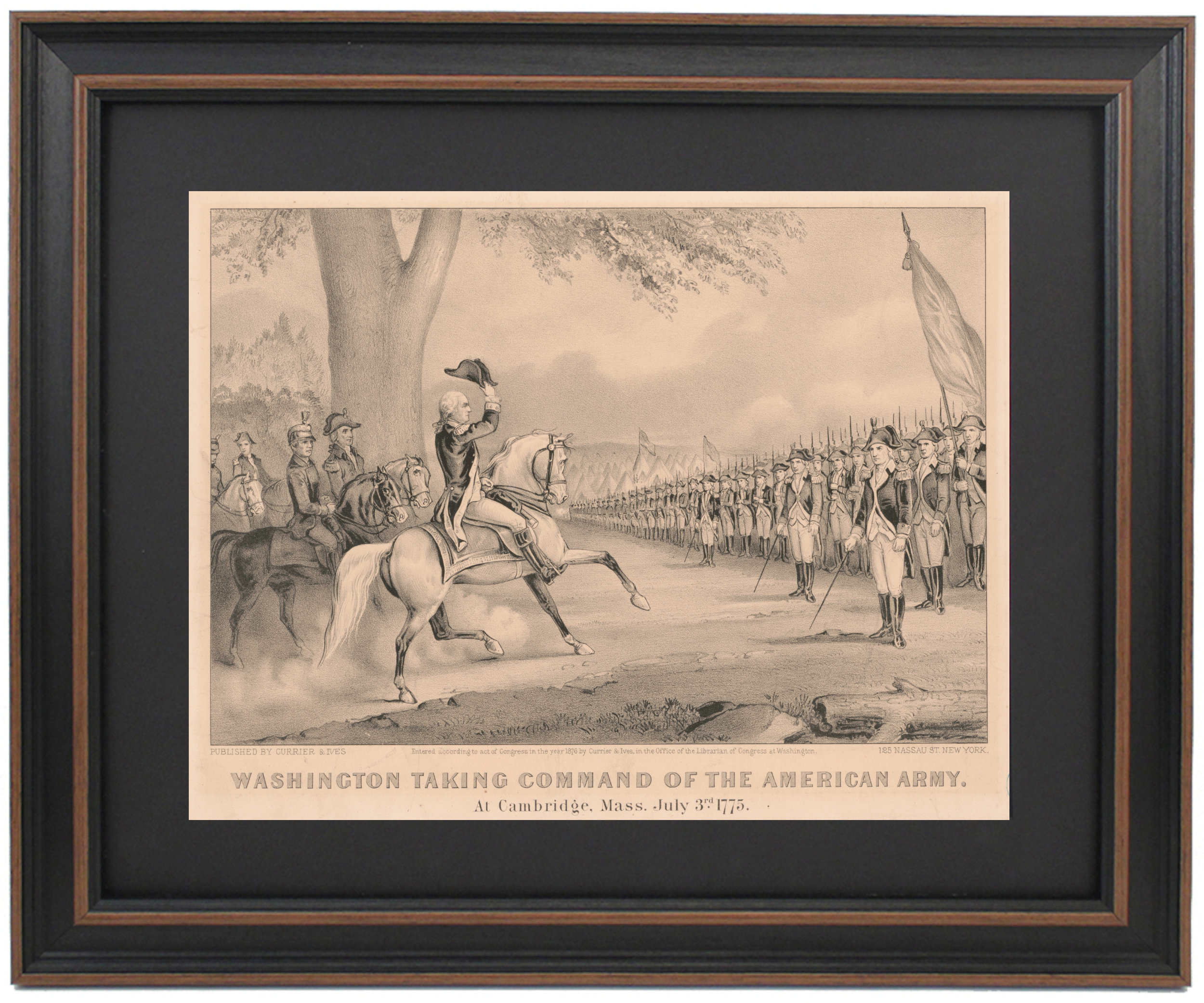 Alcott Hill® Washington Takes Command of the American Army by Currier ...