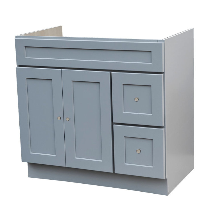 GCC 36" Single Bathroom Vanity Base Only in Gray | Wayfair