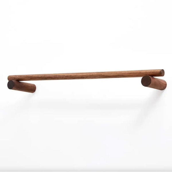 Finishing Touches Wood 1 Wall Towel Rack | Wayfair