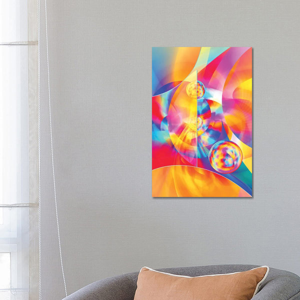 Ivy Bronx 4Th Dimension - Abstract Art XVII by Tenyo Marchev - Wrapped ...