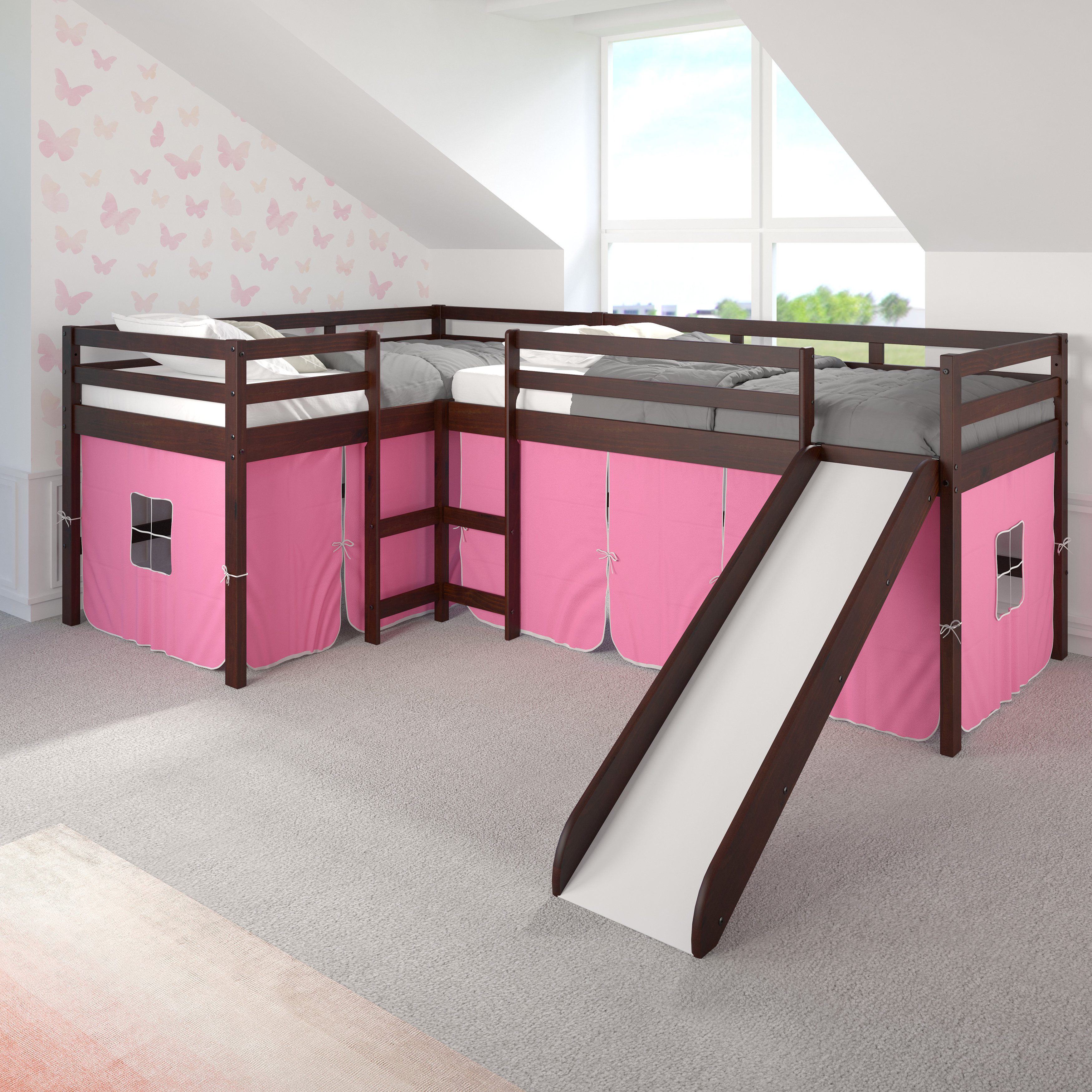 Harriet Bee Chelsee Twin Platform Loft Bed by Harriet Bee - Wayfair Canada