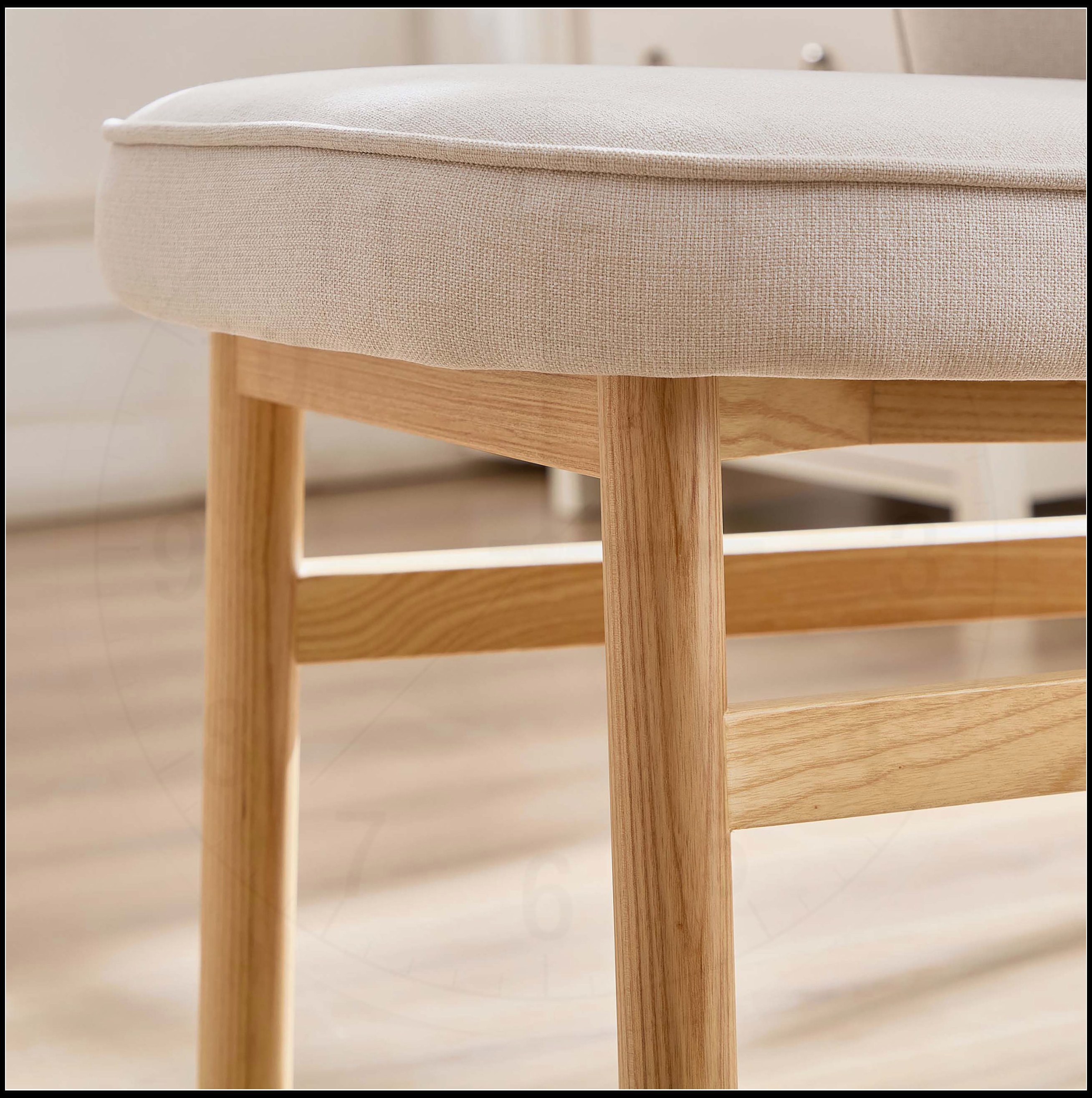 George Oliver 1 PC Wooden Frame Upholstered Shell Dining Chair | Wayfair
