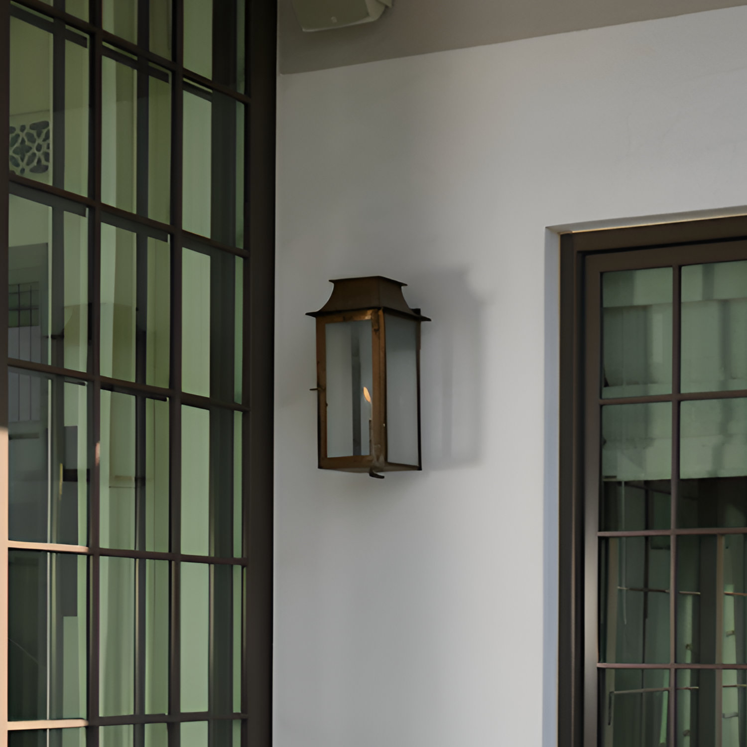Flambeaux Lighting Colonial 16" Copper Wall Lantern – Natural Gas ...