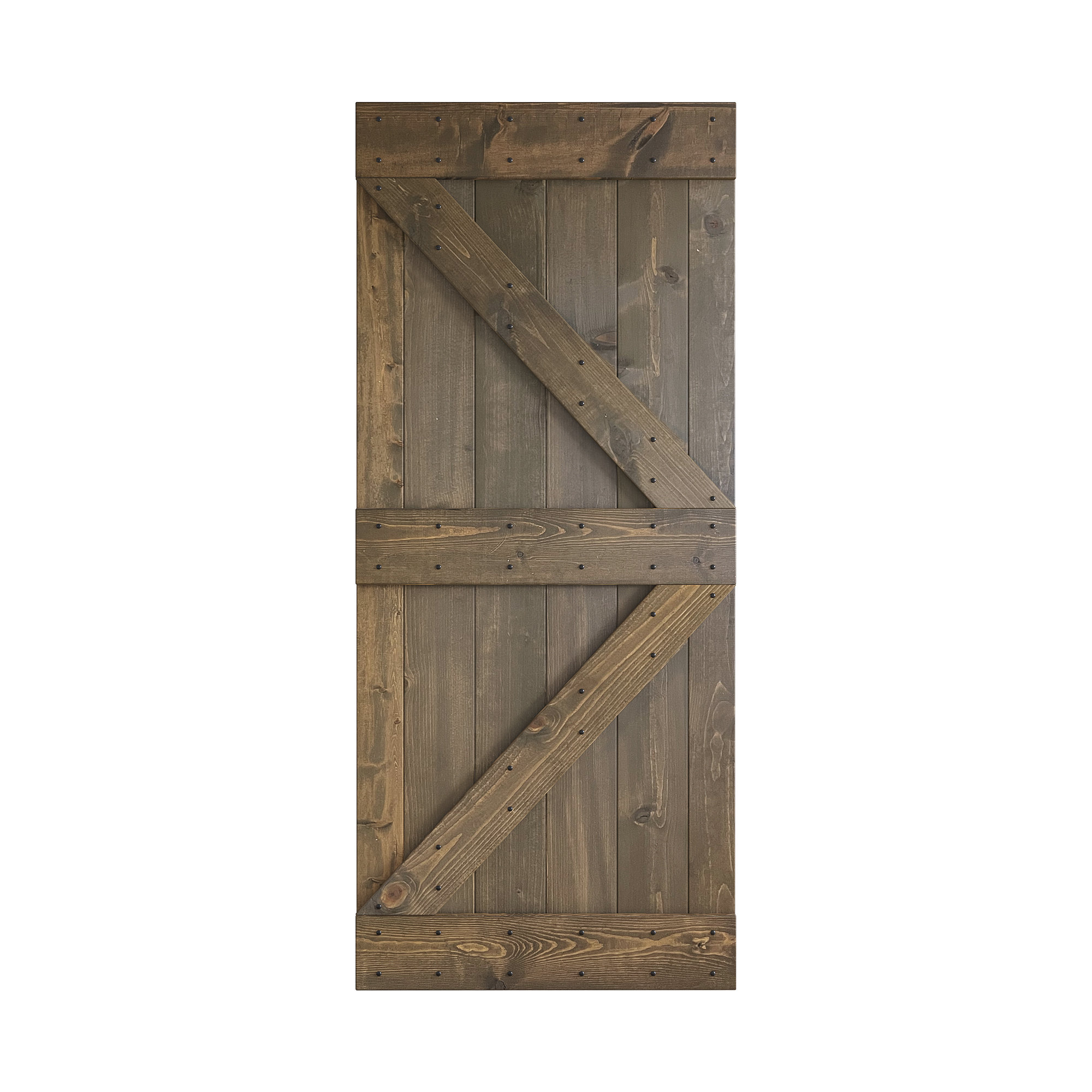 Coast Sequoia Paneled Wood K Series DIY Knotty Barn Door Without ...