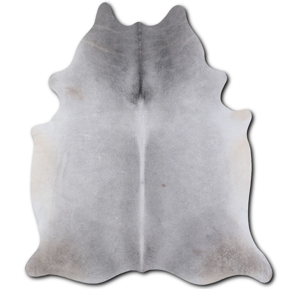 Foundry Select NATURAL HAIR ON COWHIDE GREY 3 - 5 M GRADE A | Wayfair