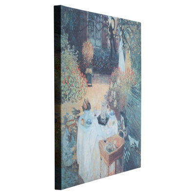 Vault W Artwork Garden Picnic On Canvas by Claude Monet Print & Reviews ...