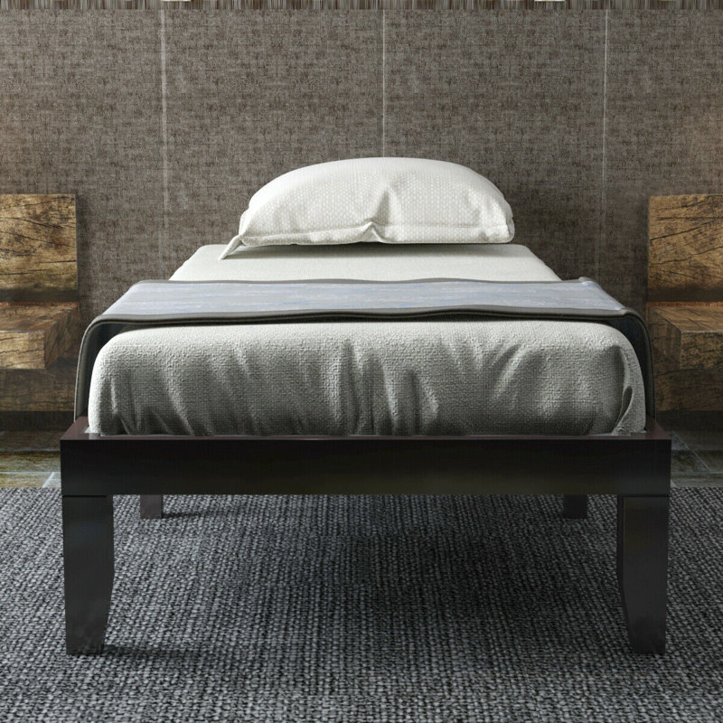 Andover Mills™ Swansea 14 Inch Height Solid Wood Platform Bed Frame ...