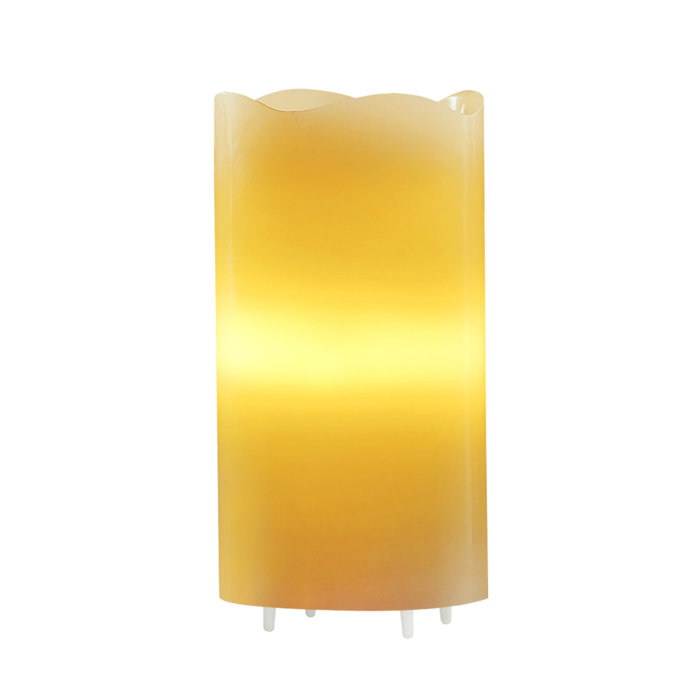 Wrought Studio Rotating Star Projector Unscented Flameless Candle ...