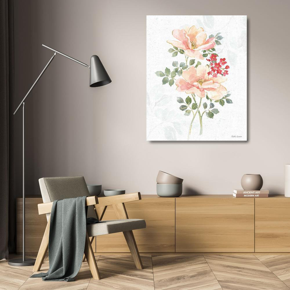 ArtDirect Grove, Beth Gallery Wrapped Canvas Art Titled: Floral Focus ...