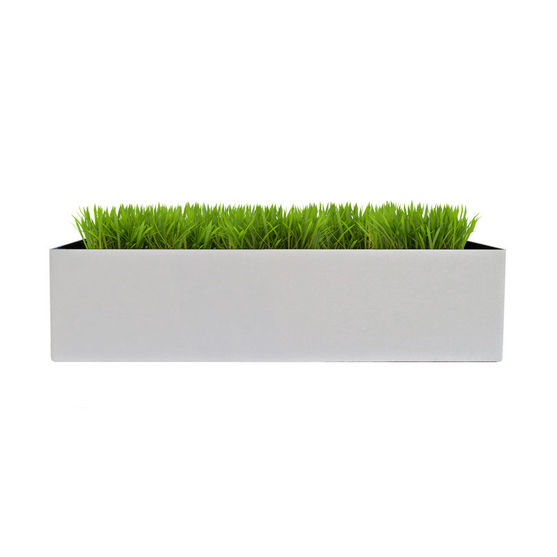 Symple Stuff Whitford Aluminum Planter Box & Reviews | Wayfair