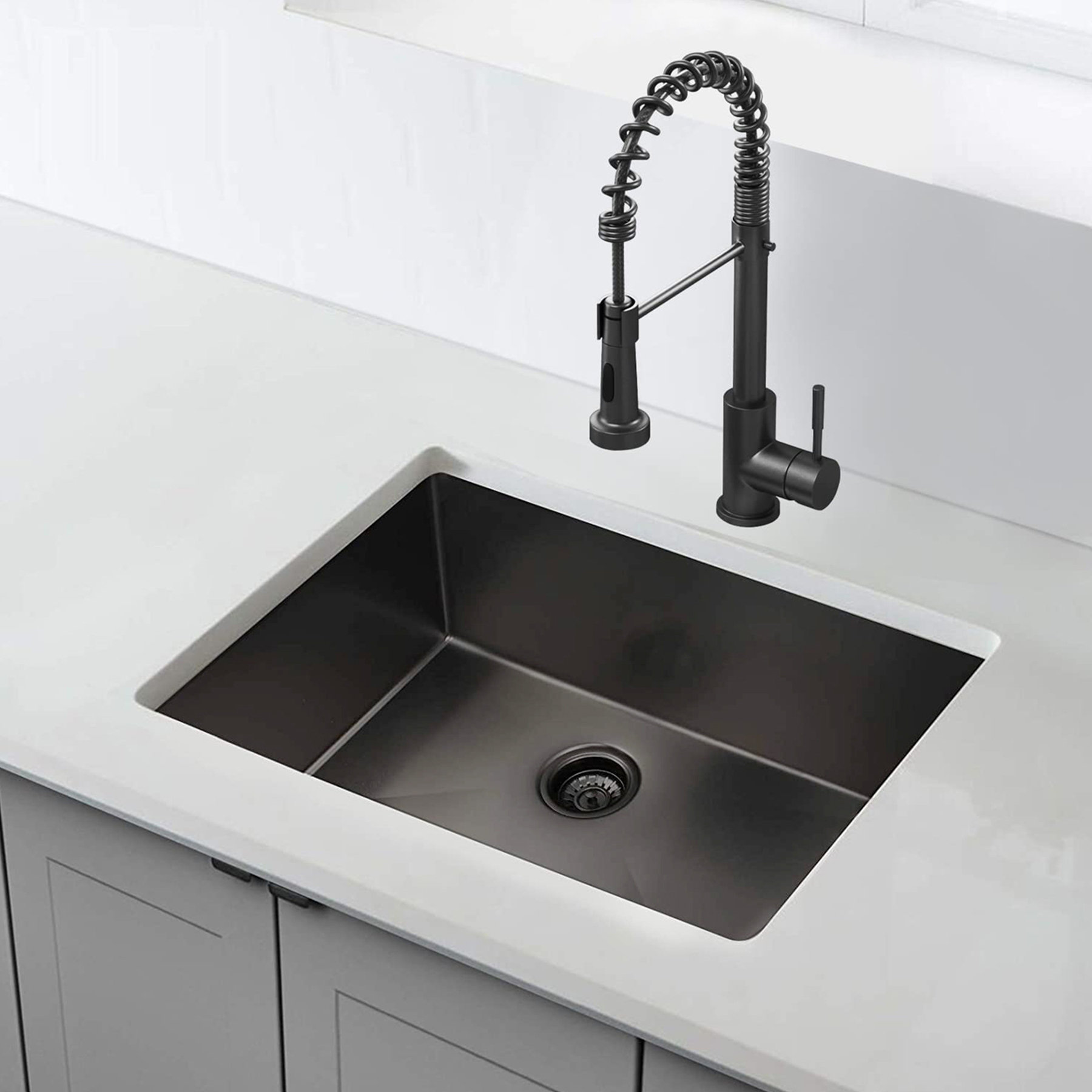 Dmond Undermount Single Bowl Kitchen Sink – Extra-Thick Stainless Steel ...