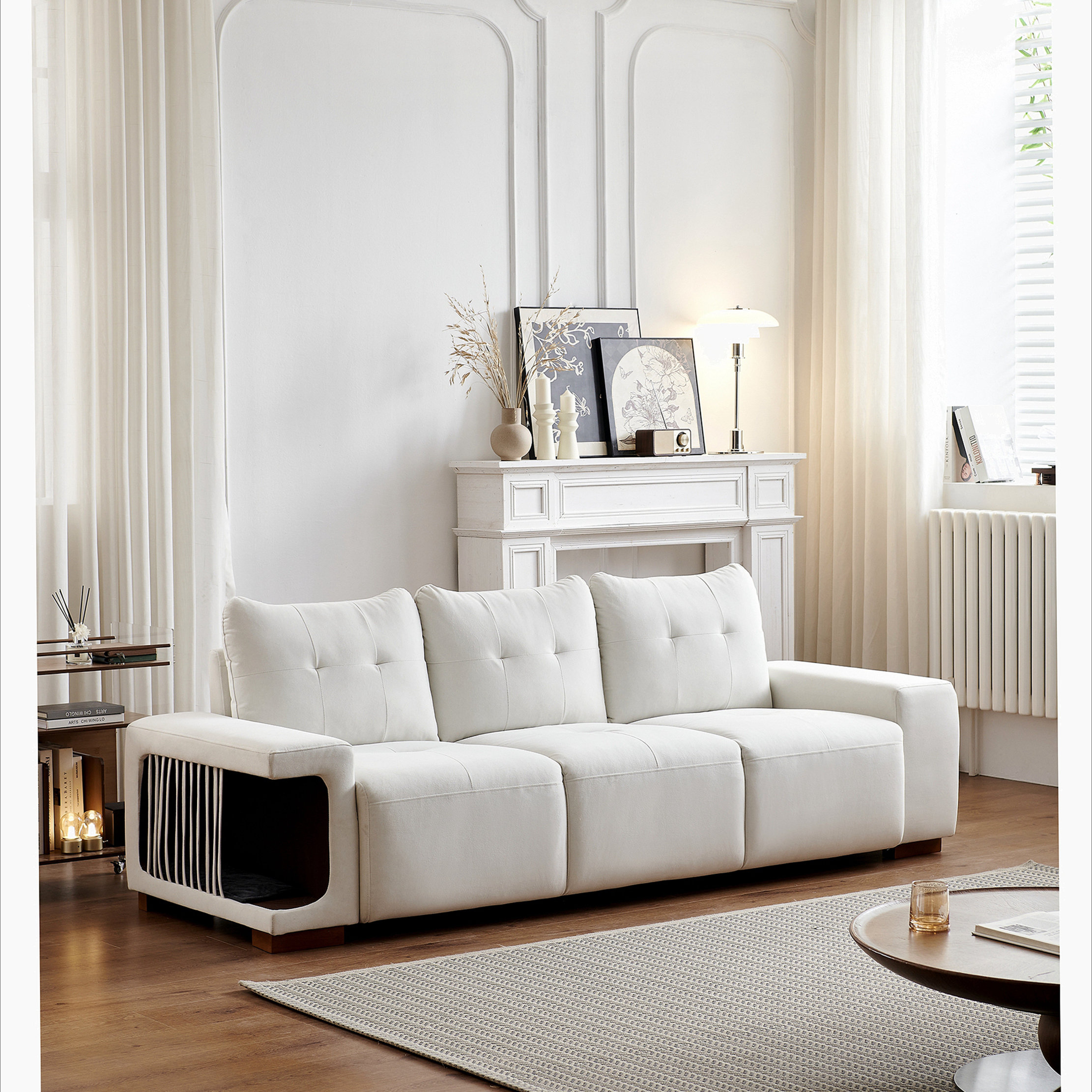 Ivy Bronx 3 Seater Sofa Couch for Living Room,89" Modern Couches ...