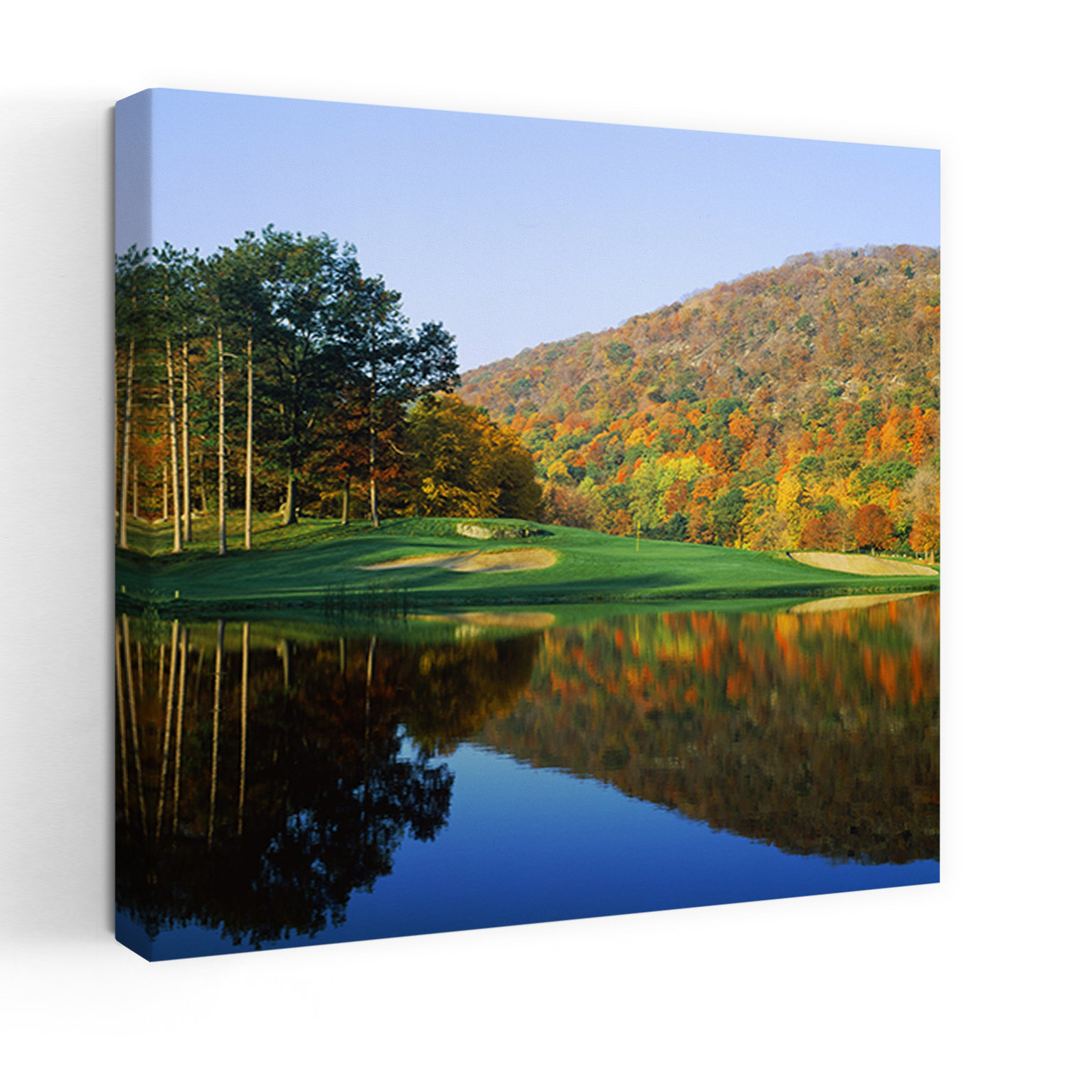 Dovecove Reflection Of A Hill On Water West Point Golf Course West ...