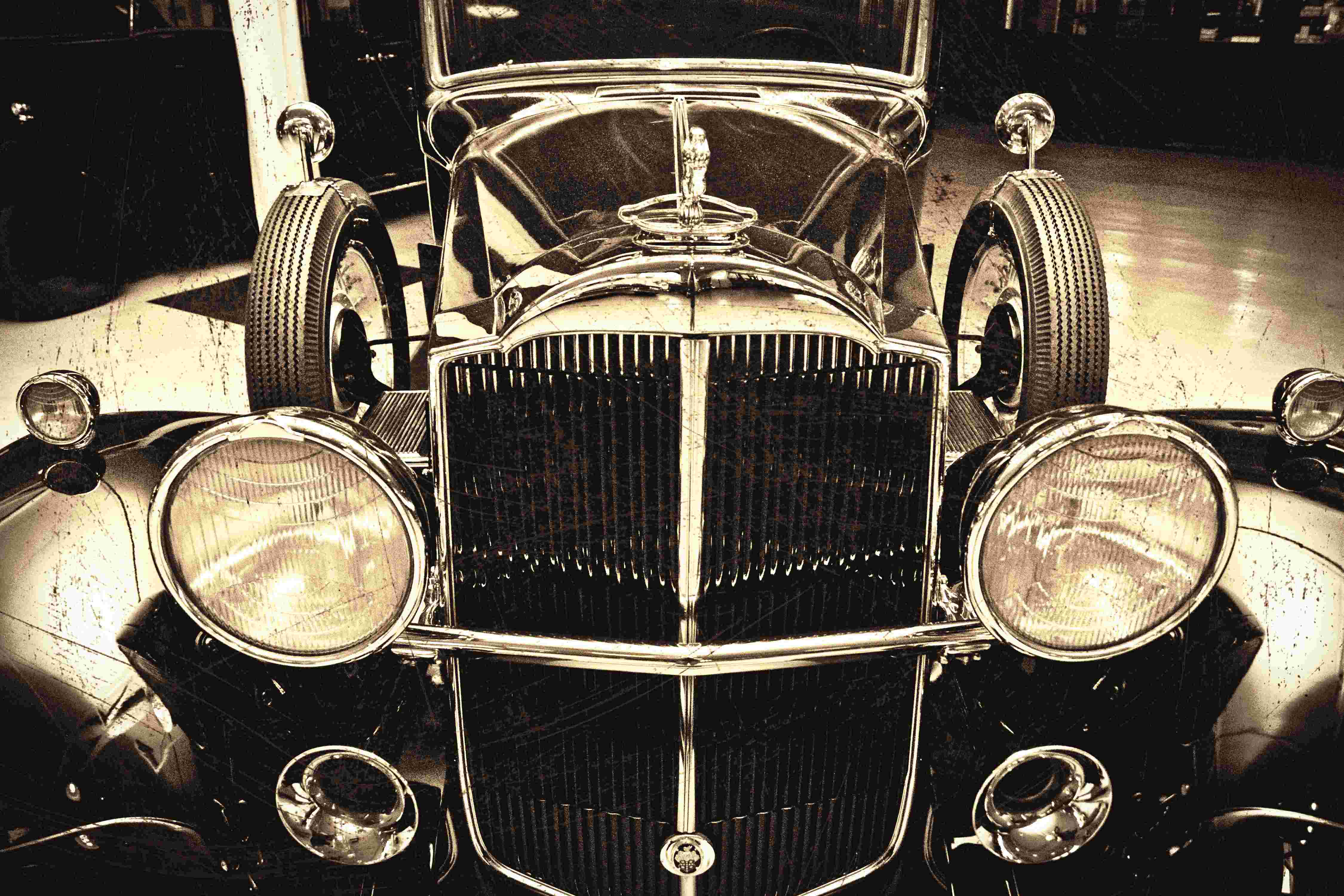 Ebern Designs Vintage Packard 3 - Wrapped Canvas Print | Wayfair