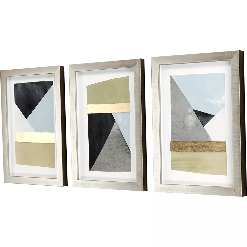 Wade Logan Mountain View Collage by Chevone - 3-Piece Single Picture ...
