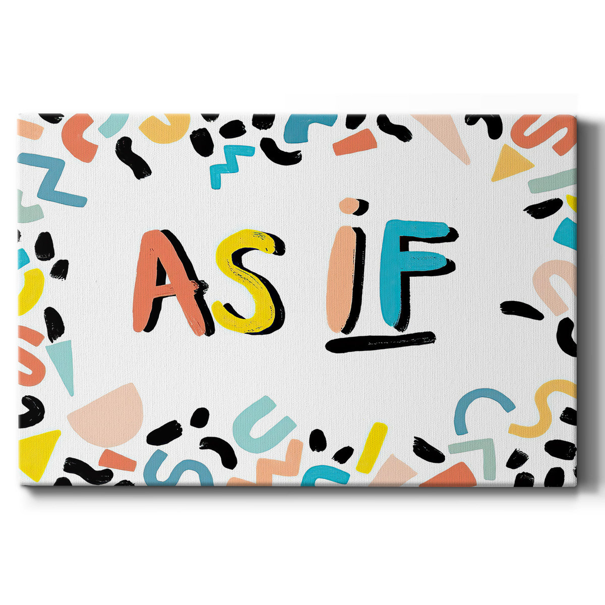 Trinx 90s Phrases As If I-Gallery Wrapped Canvas - Wayfair Canada