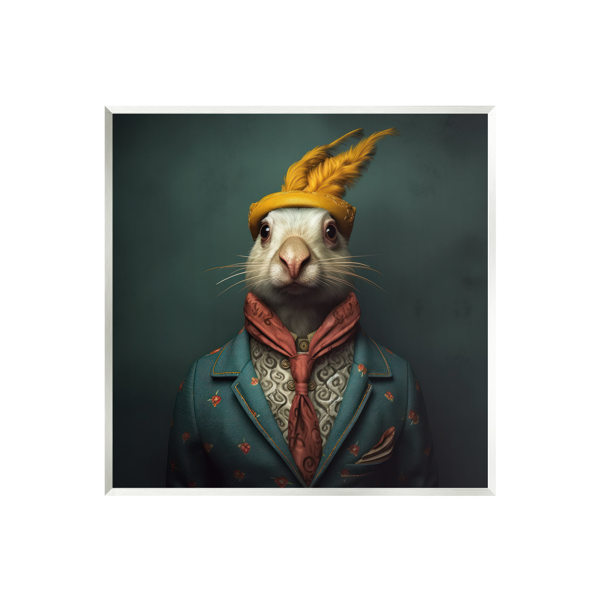 Stupell Industries Vintage Elegant Rabbit | Wayfair