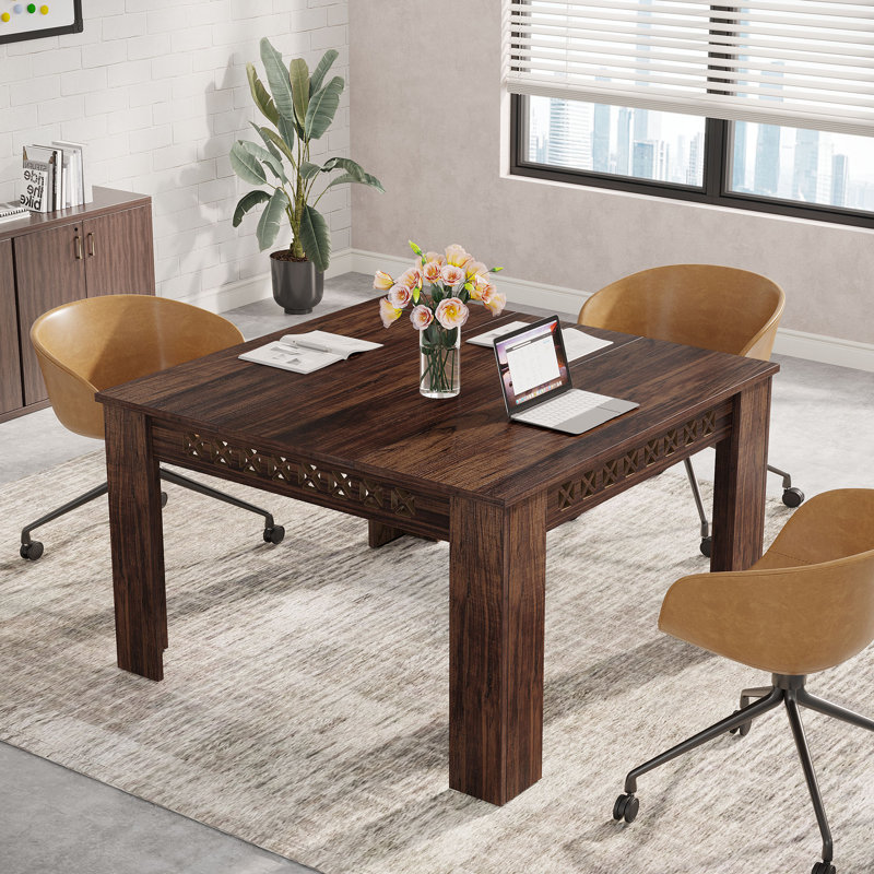Winston Porter Toronda 43.31'' Square Conference Table | Wayfair