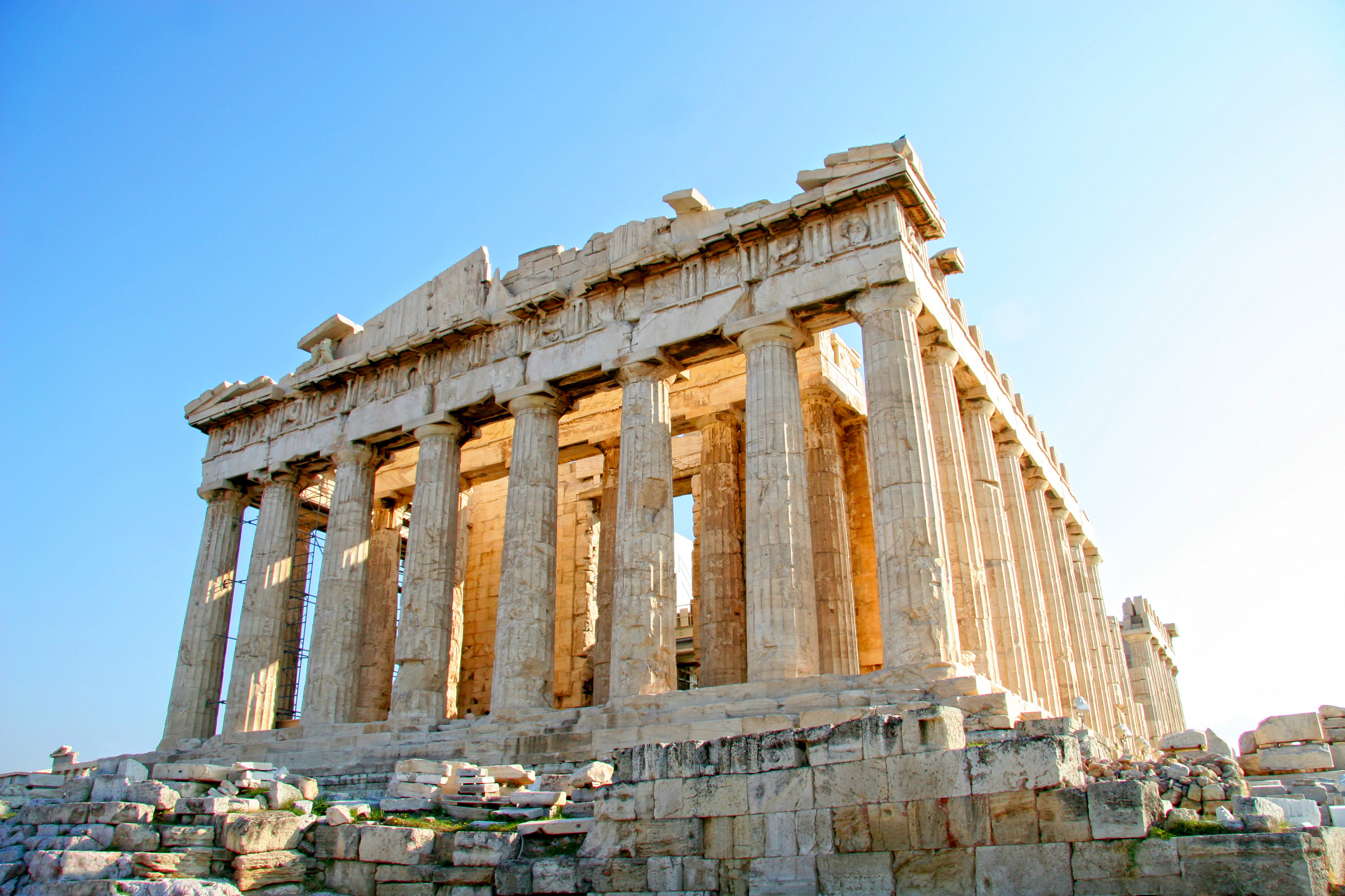 Ebern Designs Zariel Parthenon, Acropolis On Canvas Photograph | Wayfair