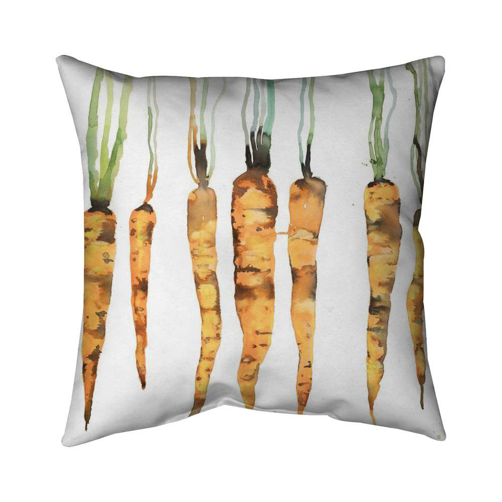 Begin Edition International Inc. Freshly picked carrots - 20"x20" Throw ...